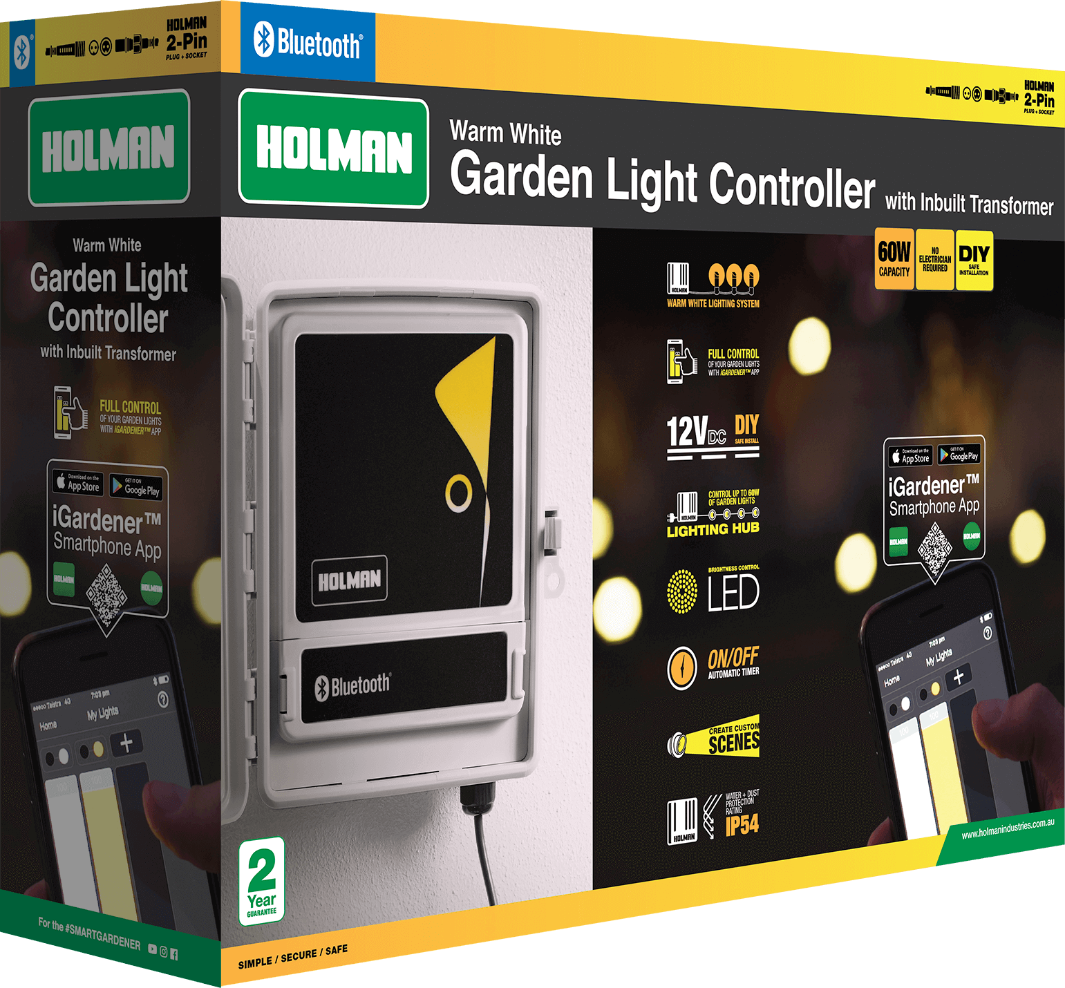 Warm White Bluetooth® Garden Light Controller - Holman Industries
