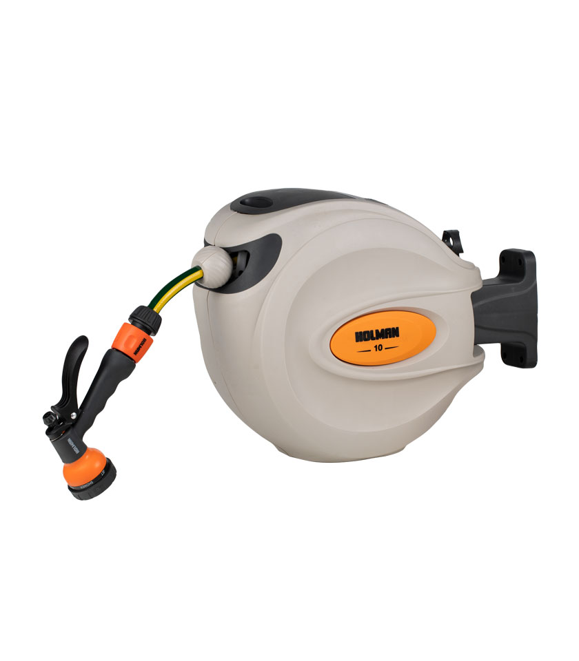 10m Retractable Hose Reel Compact And Easy To Install Holman Industries