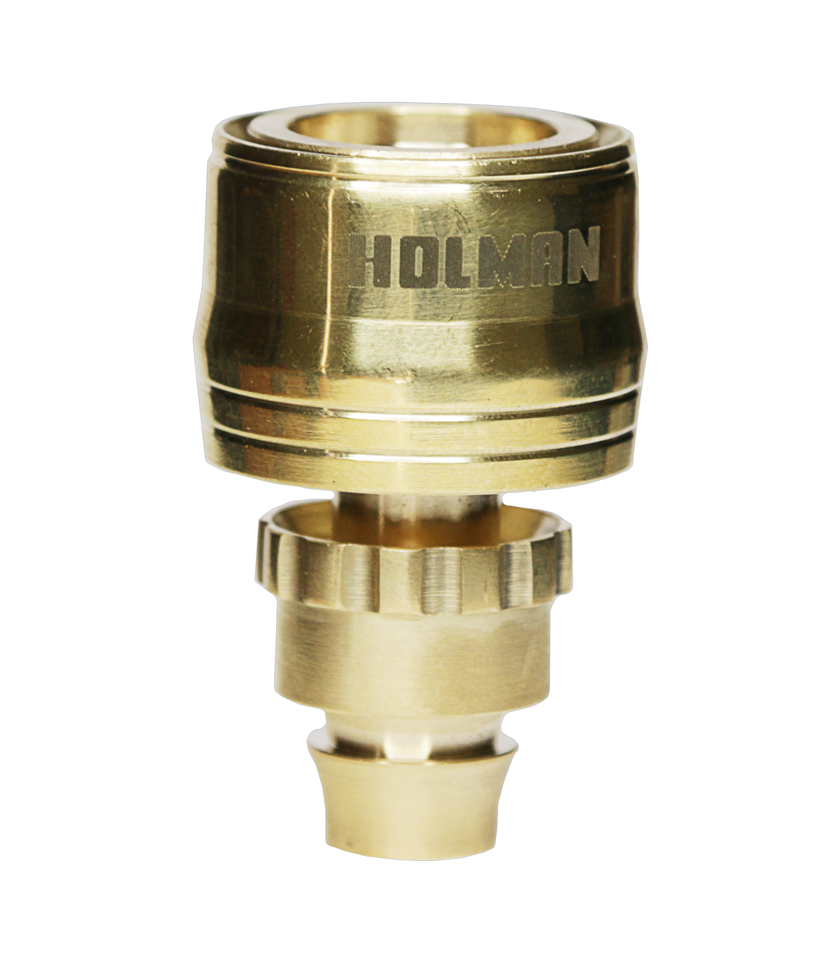 ⌀12mm Brass Barbed Screw On Connector - Holman Industries