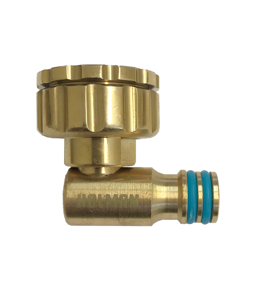 ⌀12mm Brass Swivel Tap Adaptor - Holman Industries