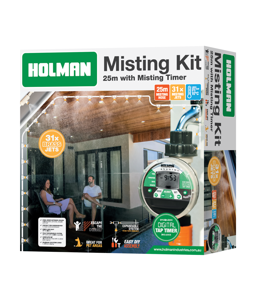 25 Metre Misting Kit with Tap Timer - Holman Industries