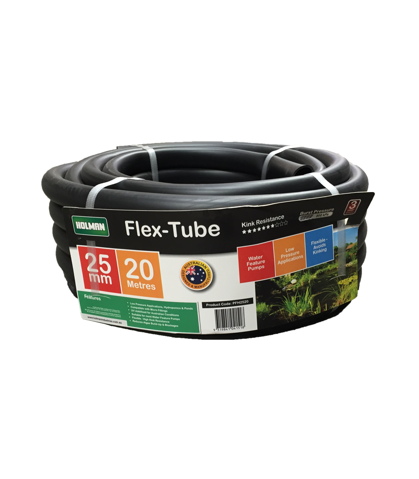 25mm x 20m Black Flex Tube - Holman Industries