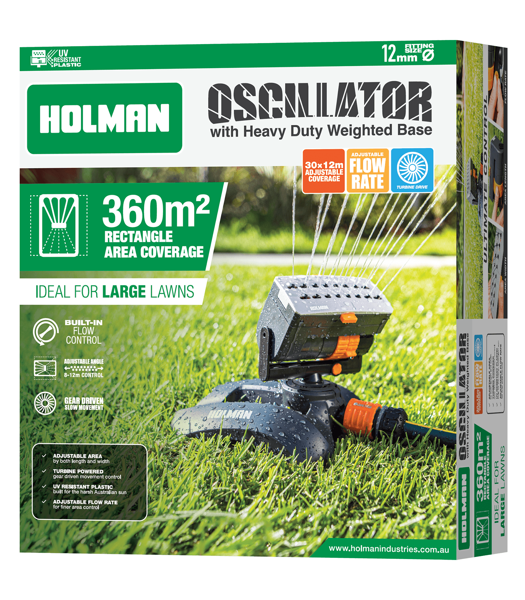 Oscillator with Heavy Duty Weighted Base - Holman Industries