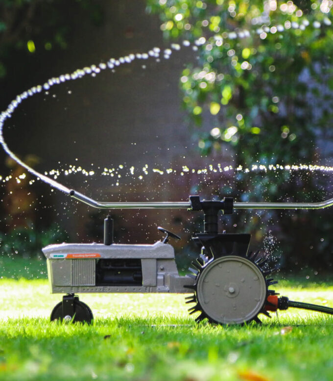 3-Arm Rotating Sprinkler with Heavy Duty Weighted Base - Holman Industries