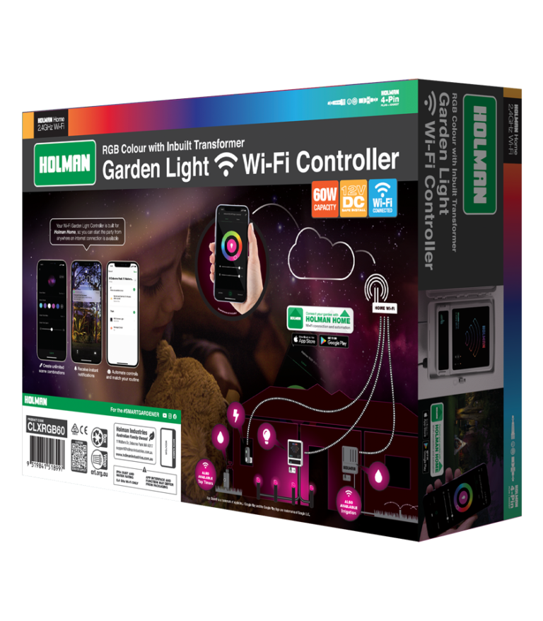 Holman Wi-Fi Garden Light Controller with RGB Colour