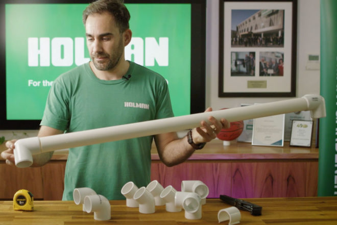 How to make DIY PVC Soccer Goals for Kids - Holman Industries