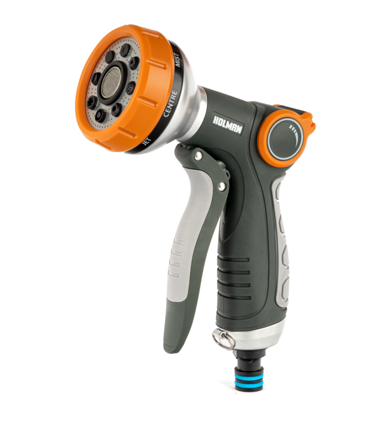 8 Function Spray Gun with Thumb Flow Control - Holman Industries