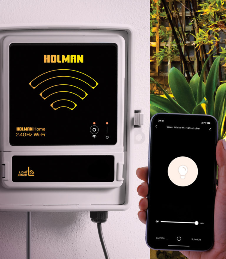 Warm White Wifi Garden Light Controller - Holman Industries