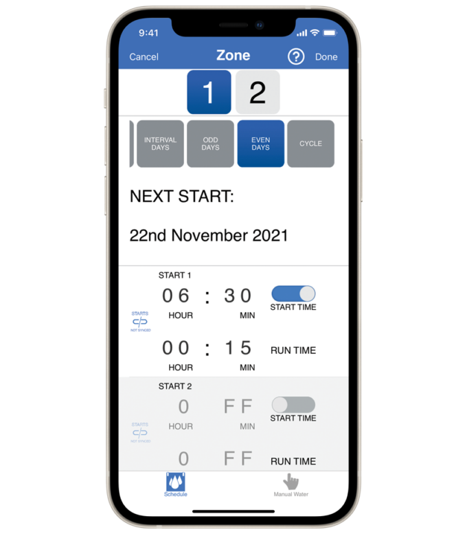 BX2 Dual Outlet Bluetooth® Tap Timer - Holman Industries
