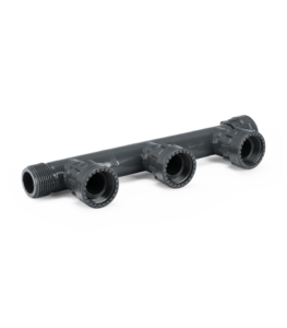 25mm Poly Irrigation 3-Way Manifold - Holman Industries