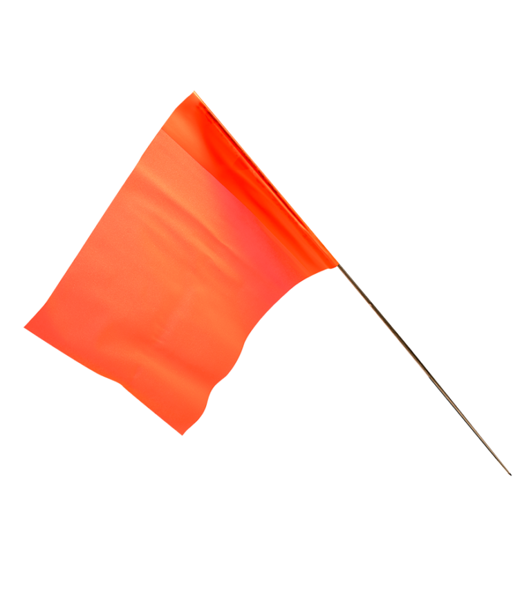Orange Glo Marker Flag - 100 Pack - Holman Industries