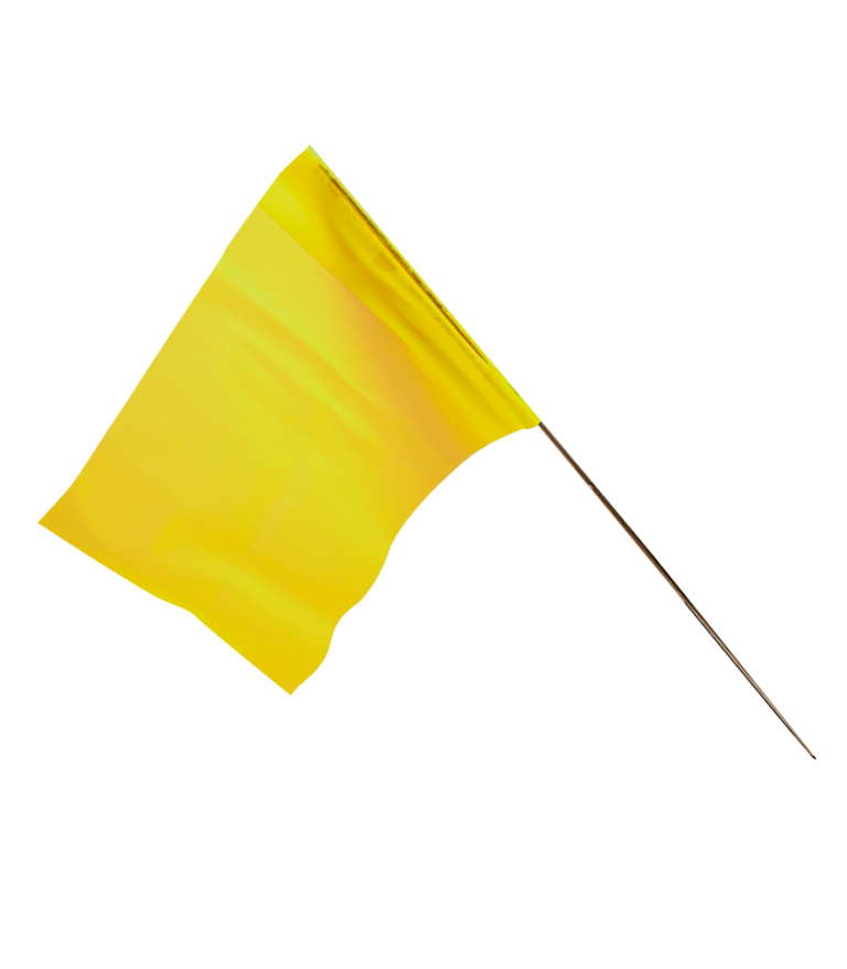 Yellow Glo Marker Flag - 100 Pack - Holman Industries