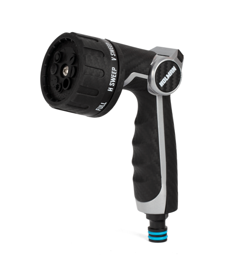 Heavy Duty 8 Function Spray Gun with Thumb Flow Control - Holman Industries