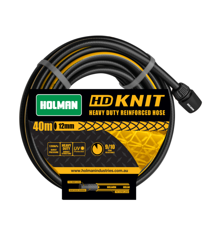 ø12mm x 40m Heavy Duty Knit Reinforced Hose - Holman Industries