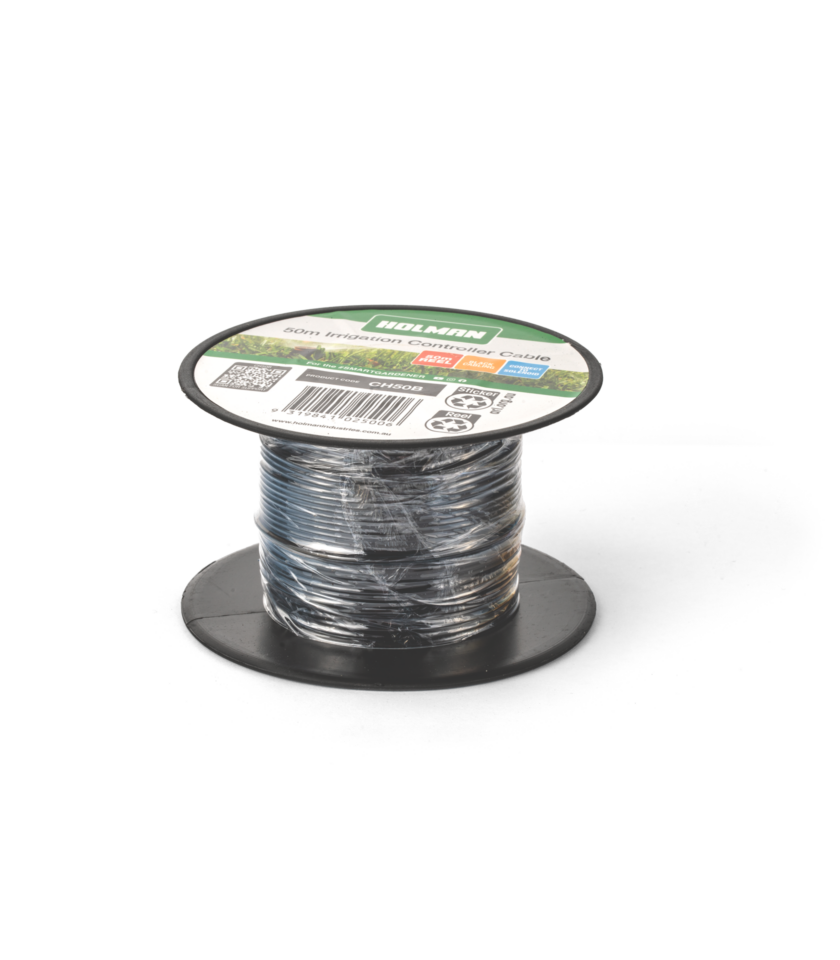 Irrigation Controller Cable Black - 50m - Holman Industries