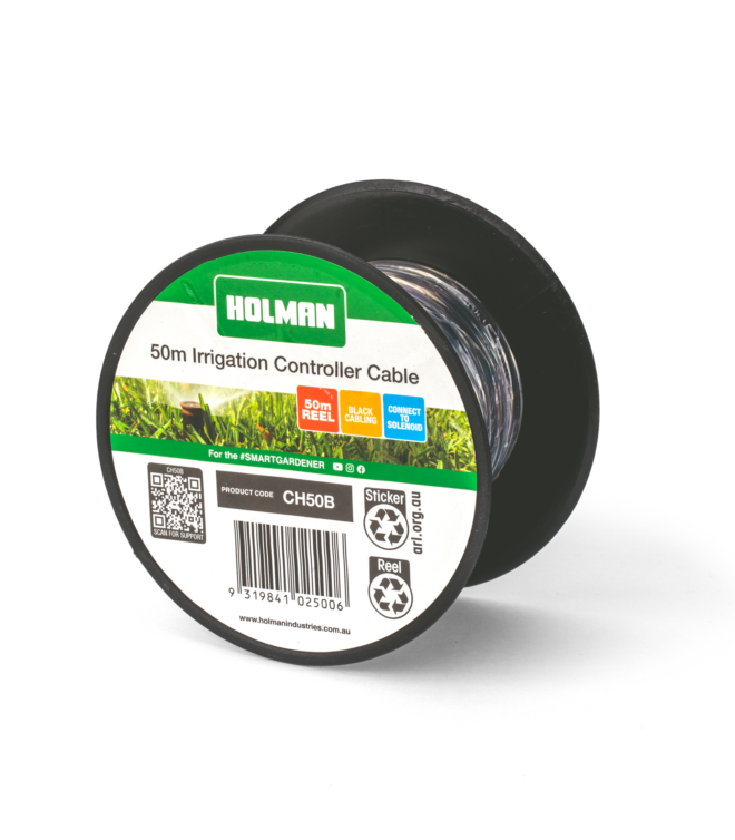 Irrigation Controller Cable Black - 50m - Holman Industries