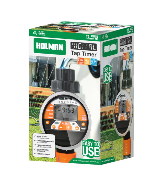Automatic Tap Timer - Automate Your Watering - Holman Industries