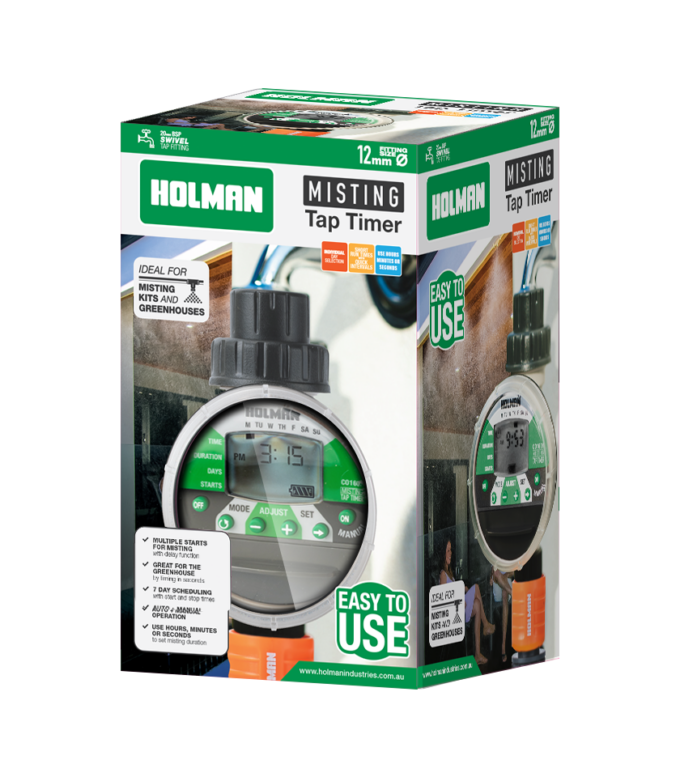 Misting Tap Timer - Easy Interval Watering - Holman Industries
