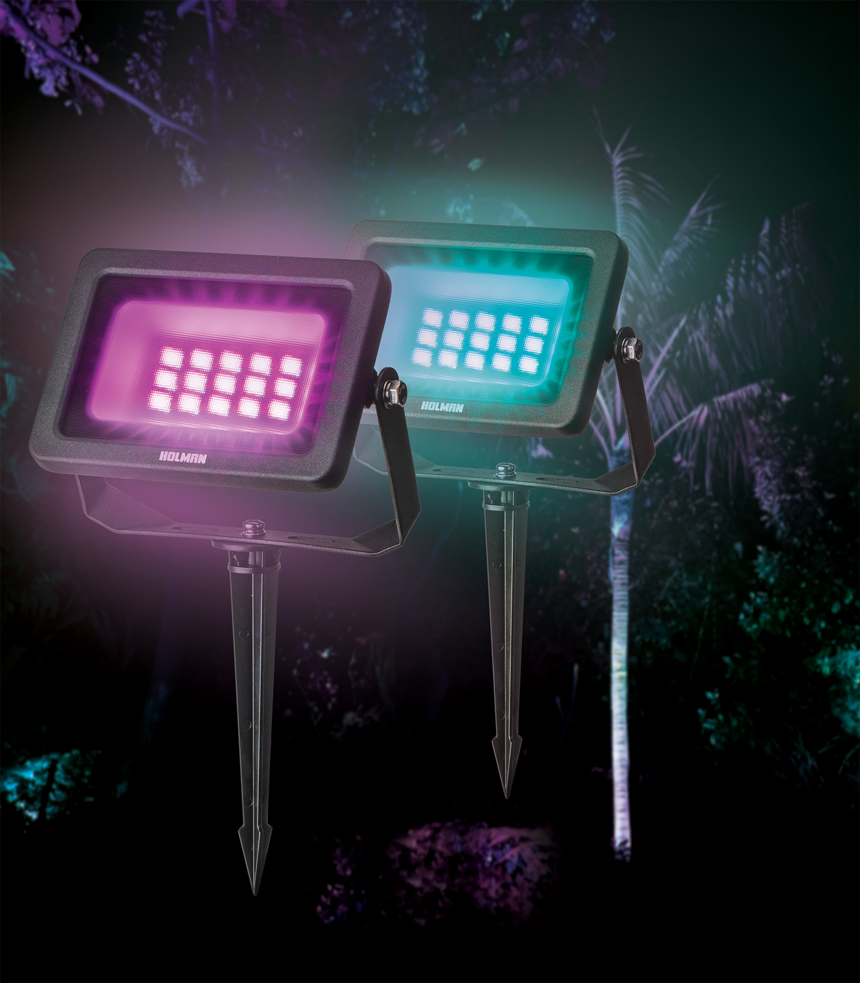 140mm Smart Flood Light Twin Pack - Holman Industries
