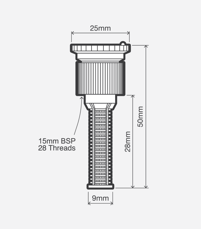 30mm Pop up Sprinkler Riser Extension - Holman Industries