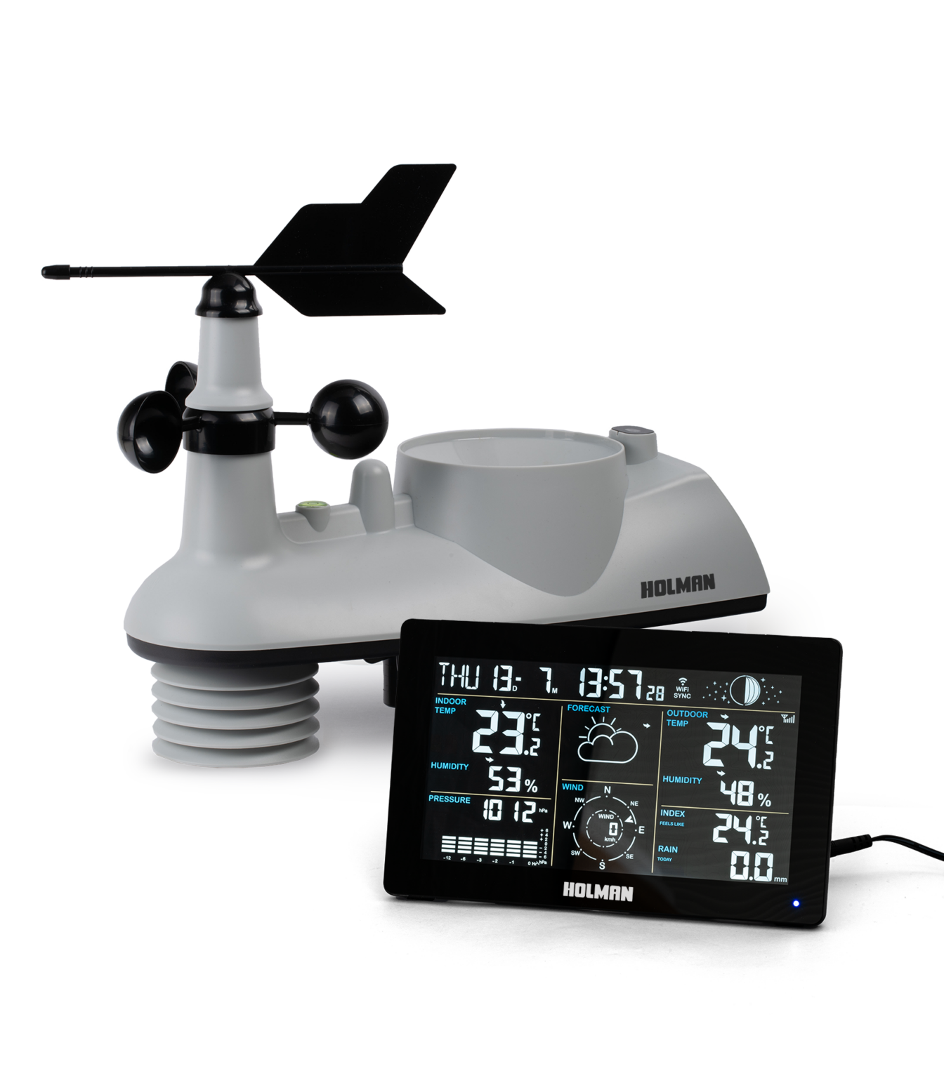 Weather Stations, Rain Gauges, Thermometers - Holman Industries