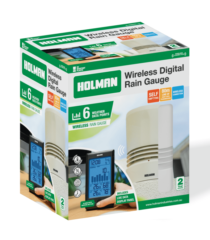 Wireless Digital Rain Gauge - Holman Industries