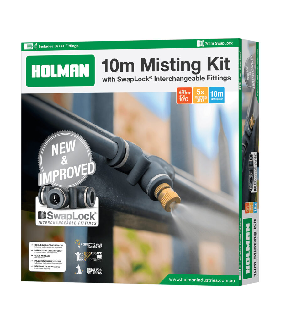 25m Misting Kit with SwapLock® Fittings and Tap Timer - Holman Industries