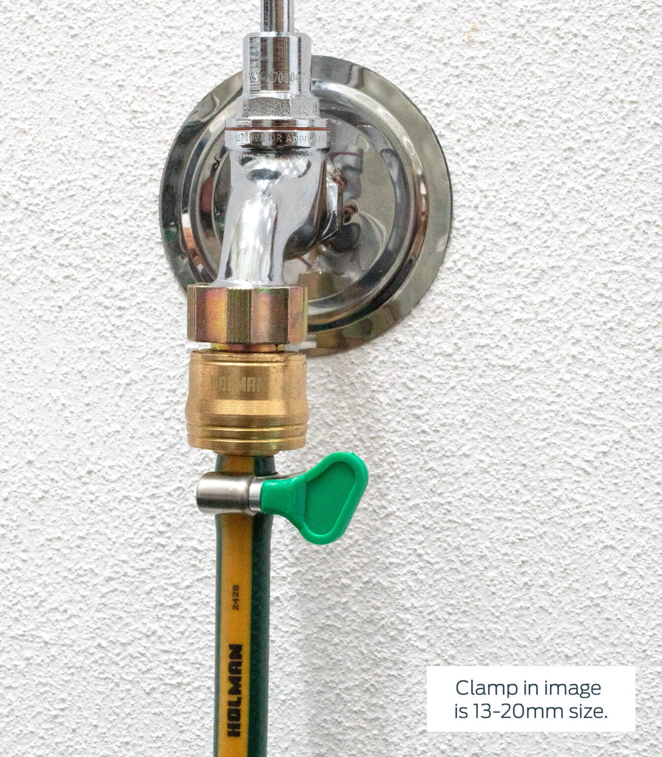 25–38mm Stainless Steel Hose Clamp with Butterfly Grip - Holman Industries