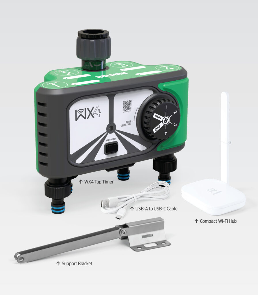 WX4 4 Outlet WiFi Tap Timer with Wi-Fi Hub - Holman Industries