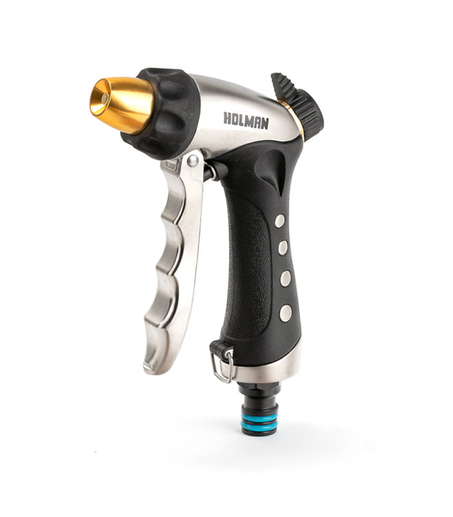 Heavy Duty 8 Function Spray Gun with Thumb Flow Control - Holman Industries