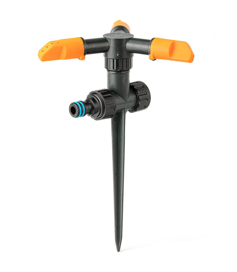 3-Arm Rotating Sprinkler with Heavy Duty Weighted Base - Holman Industries