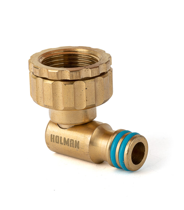 ⌀12mm Brass Swivel Tap Adaptor - Holman Industries