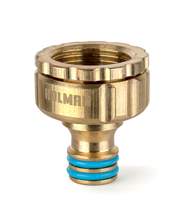 ⌀12mm Brass Universal Tap Adaptor - Holman Industries