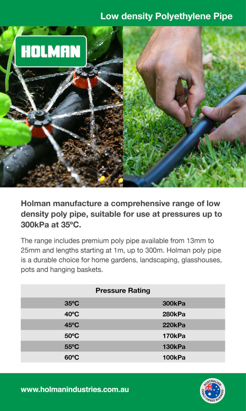 13mm x 50m Poly Pipe - Holman Industries