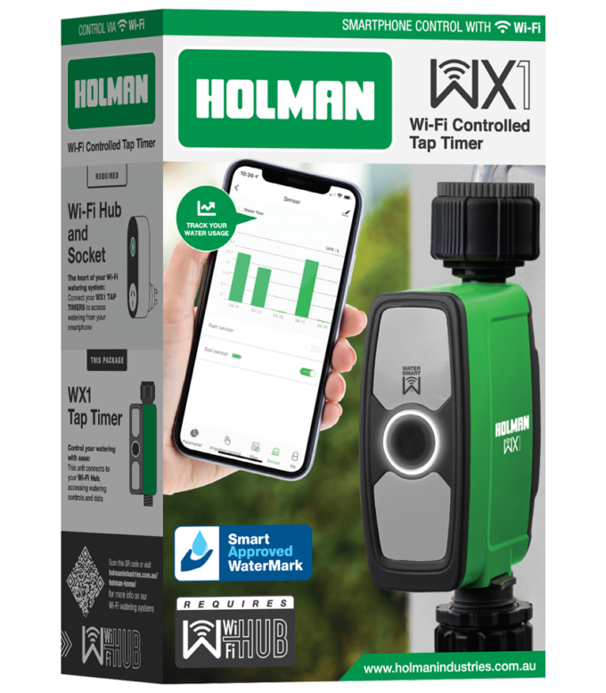WX1 Tap Timer - Wi-Fi Watering - Holman Industries