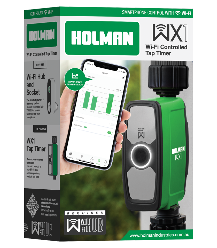 WX1 Tap Timer - Wi-Fi Watering - Holman Industries