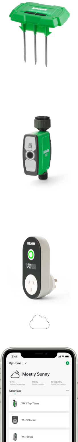 Smart Moisture Sensor - Wi-Fi Watering- Holman Industries