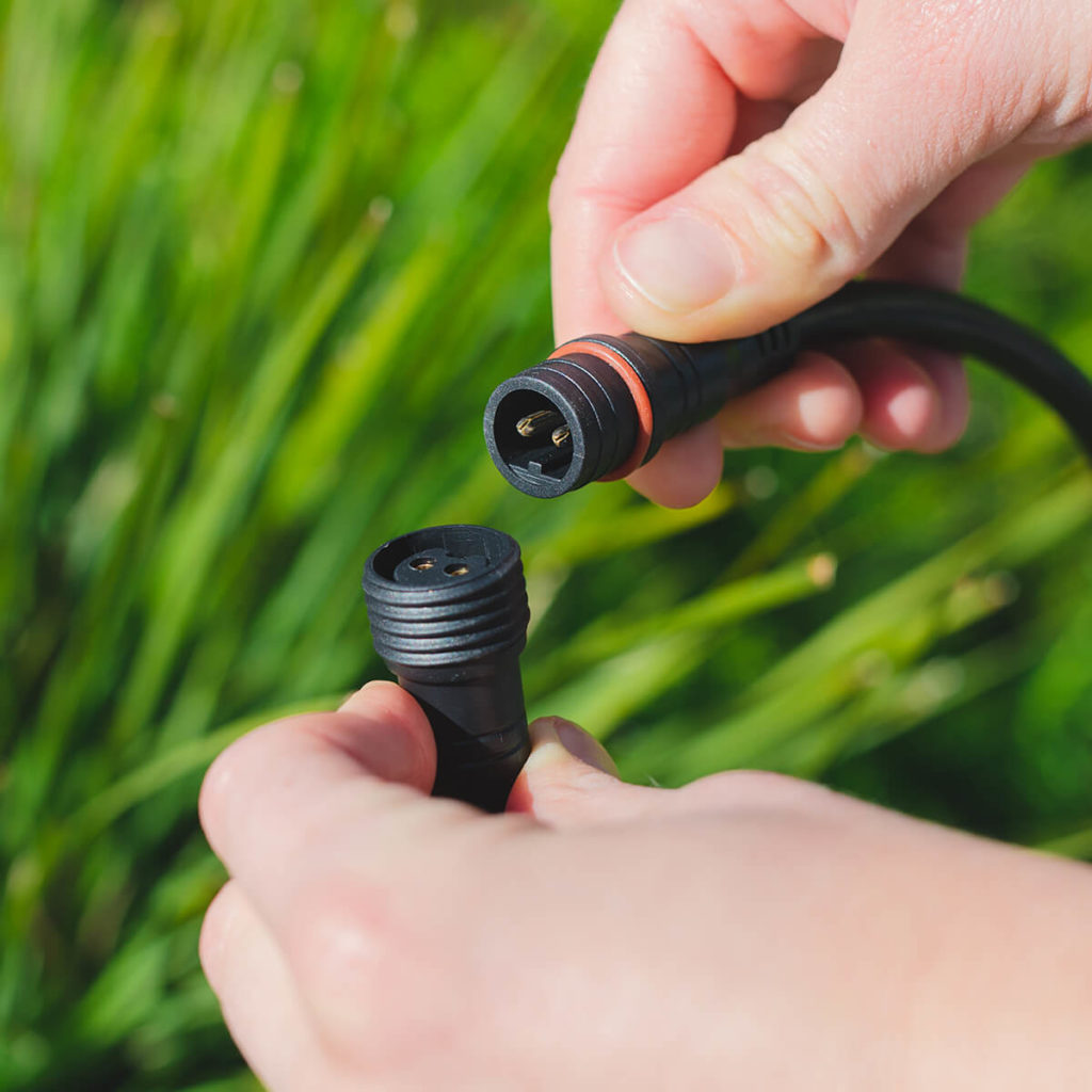 Outdoor Garden Lights with Smartphone Control and Wi-Fi Connection